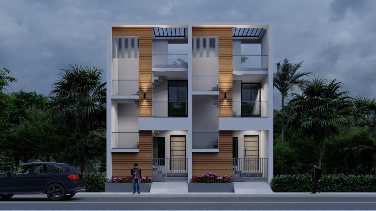 16*50 House Plan 3D Elevation Design 1600 sq ft - Smartscale House Design