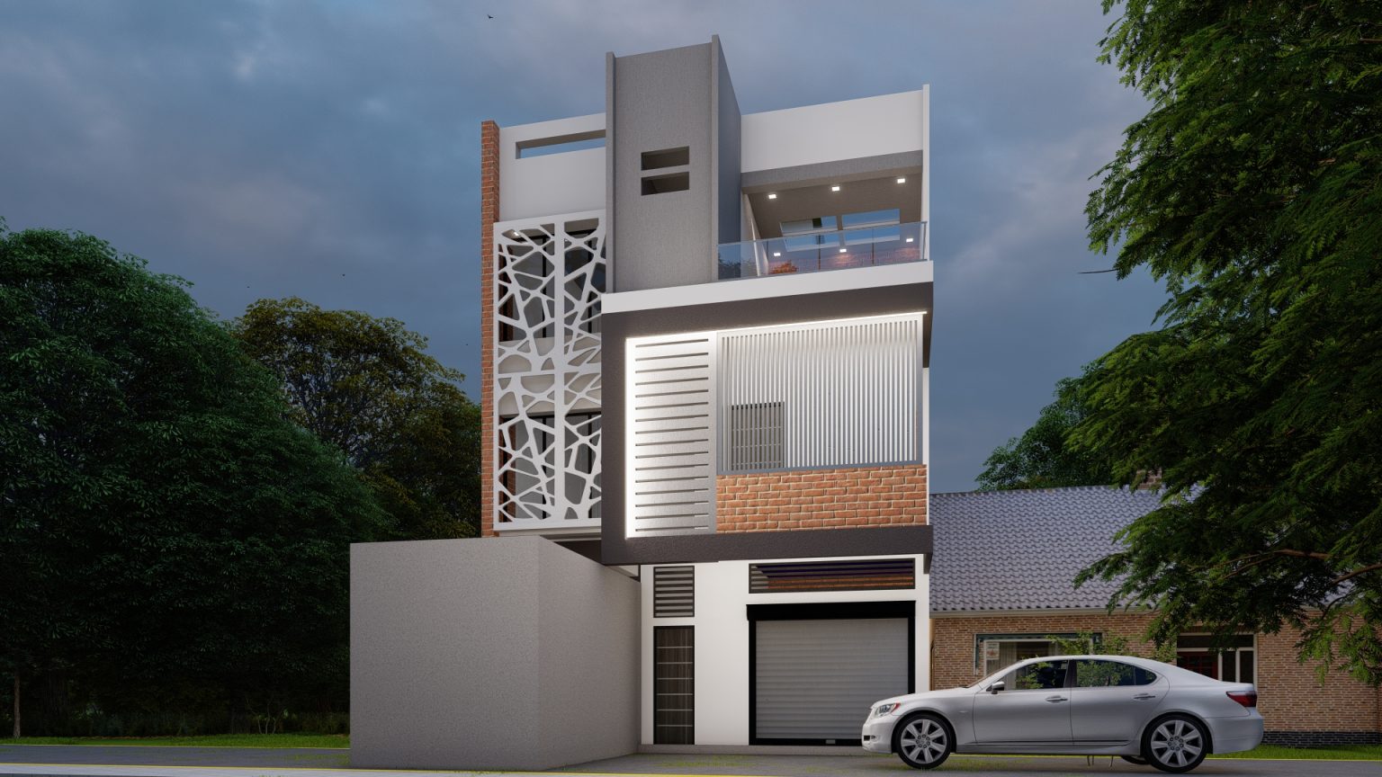 25×45 House Plan 3D Elevation Designs: 2BHK, East Facing, West Facing ...
