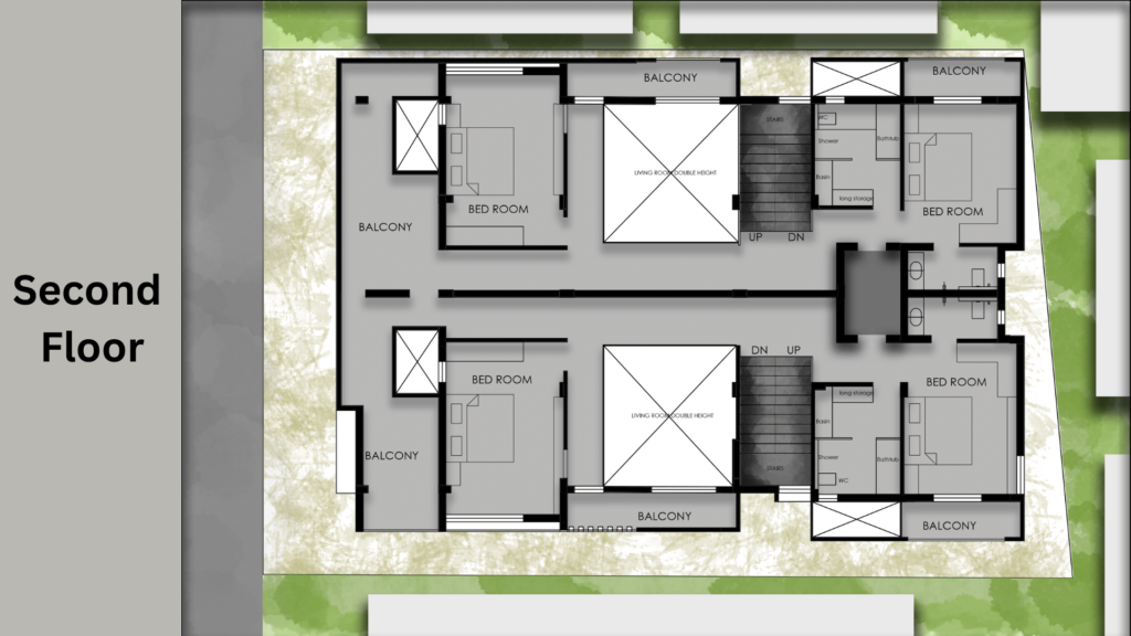40x60 House Plans East Facing 2400 sqft Plot - Smartscale House Design