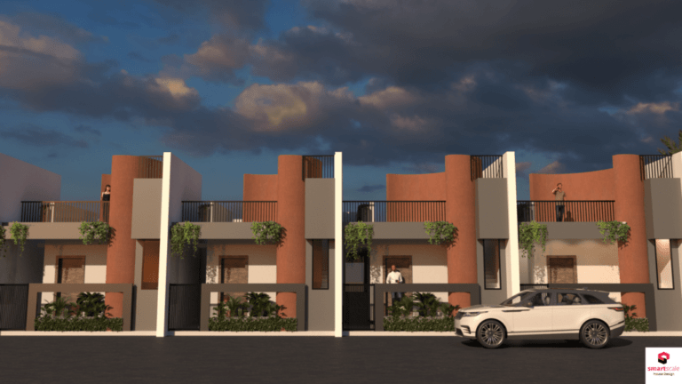 Single Floor House Front Design 3D Elevations - Smartscale House Design