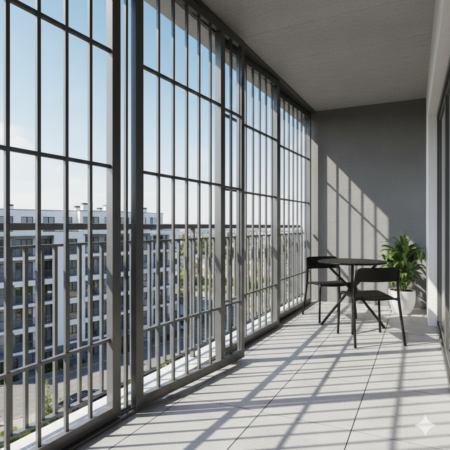 Modern Grill Design for Balcony: Stylish and Safe Ideas - Smartscale ...