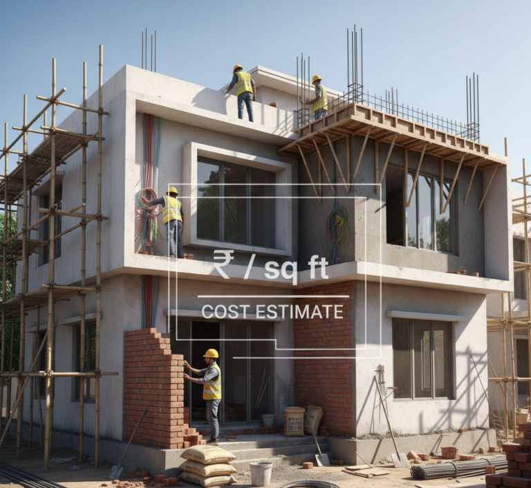 Labour Cost for House Construction Per Sq Ft in India - Smartscale ...