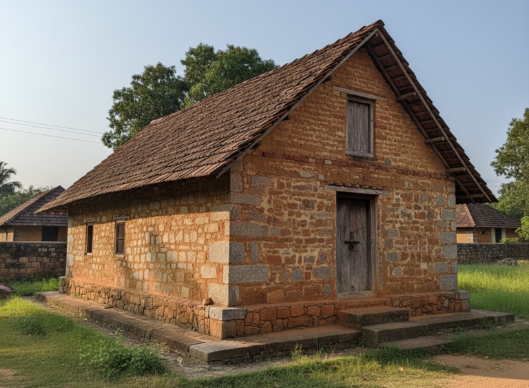 Normal Village House Design in India | Simple & Practical Rural Homes ...