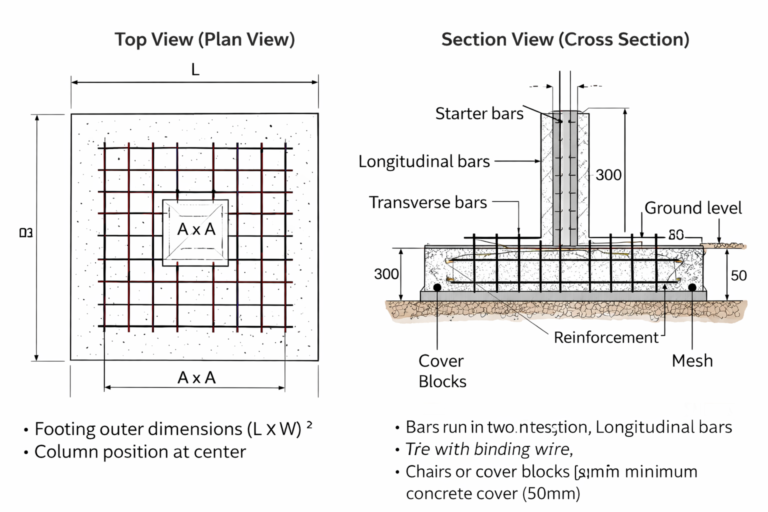 Isolated Footing: Design, Formula, Types, Plan and Complete Guide ...